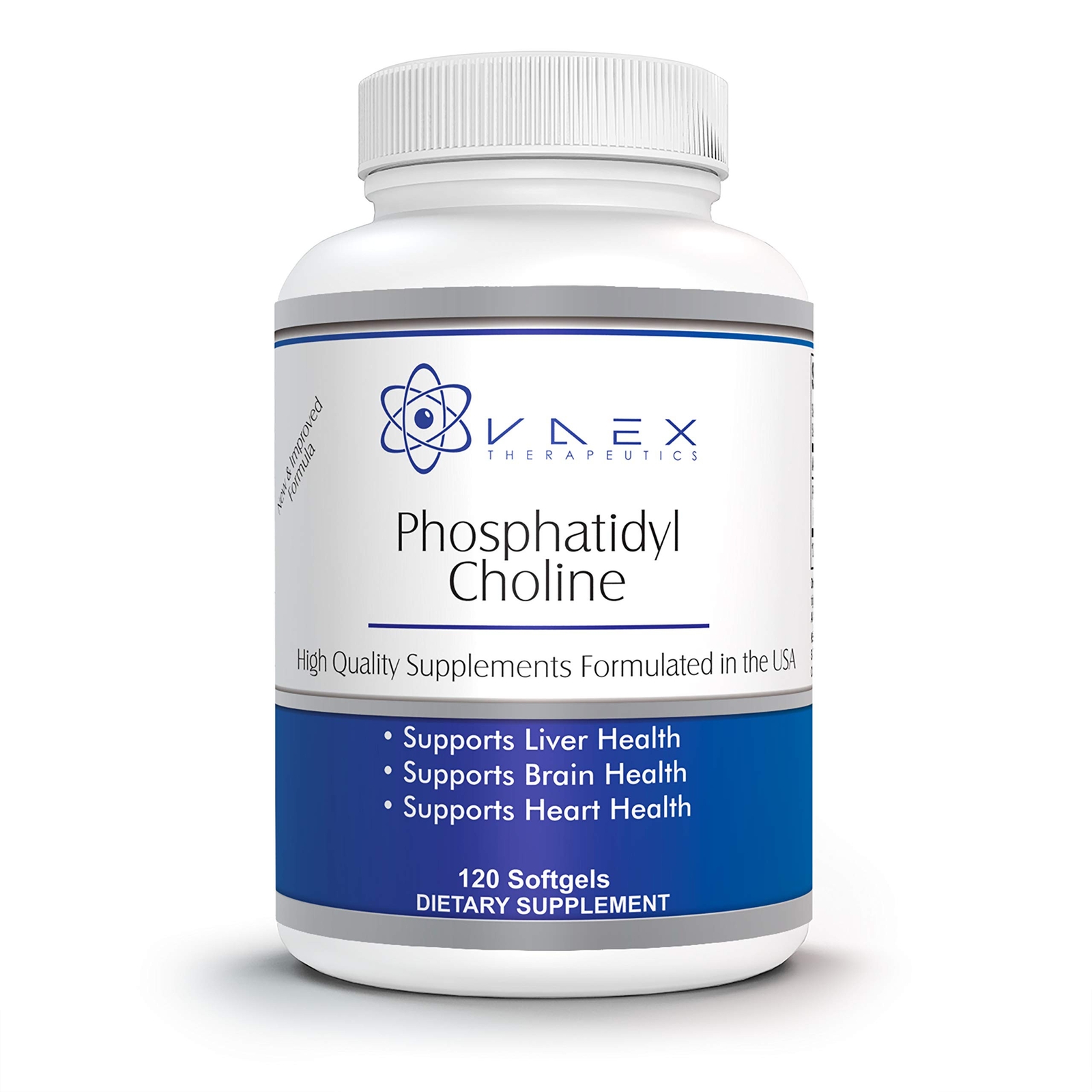 Phosphatidylcholine Softgels for Brain Health, Liver Support ...