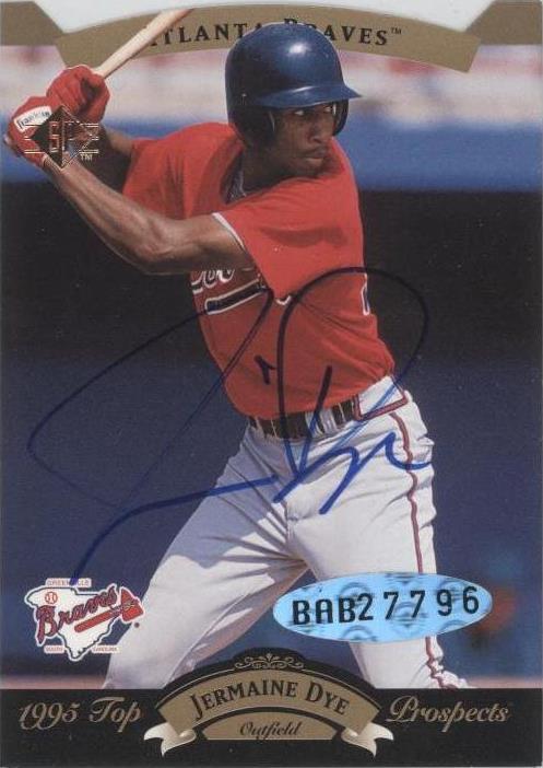 1995 SP Top Prospects - Autographs Jermaine Dye (AU) for sale online | eBay