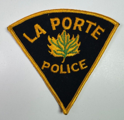 La Porte Police Indiana IN Patch F8 | eBay