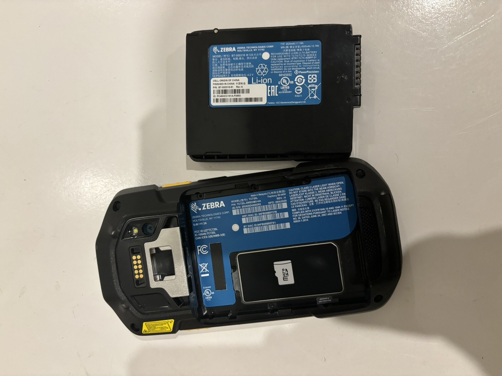 NEW Zebra Symbol Motorola TC72 Barcode 2D Scanner Android PDA TC720L | eBay