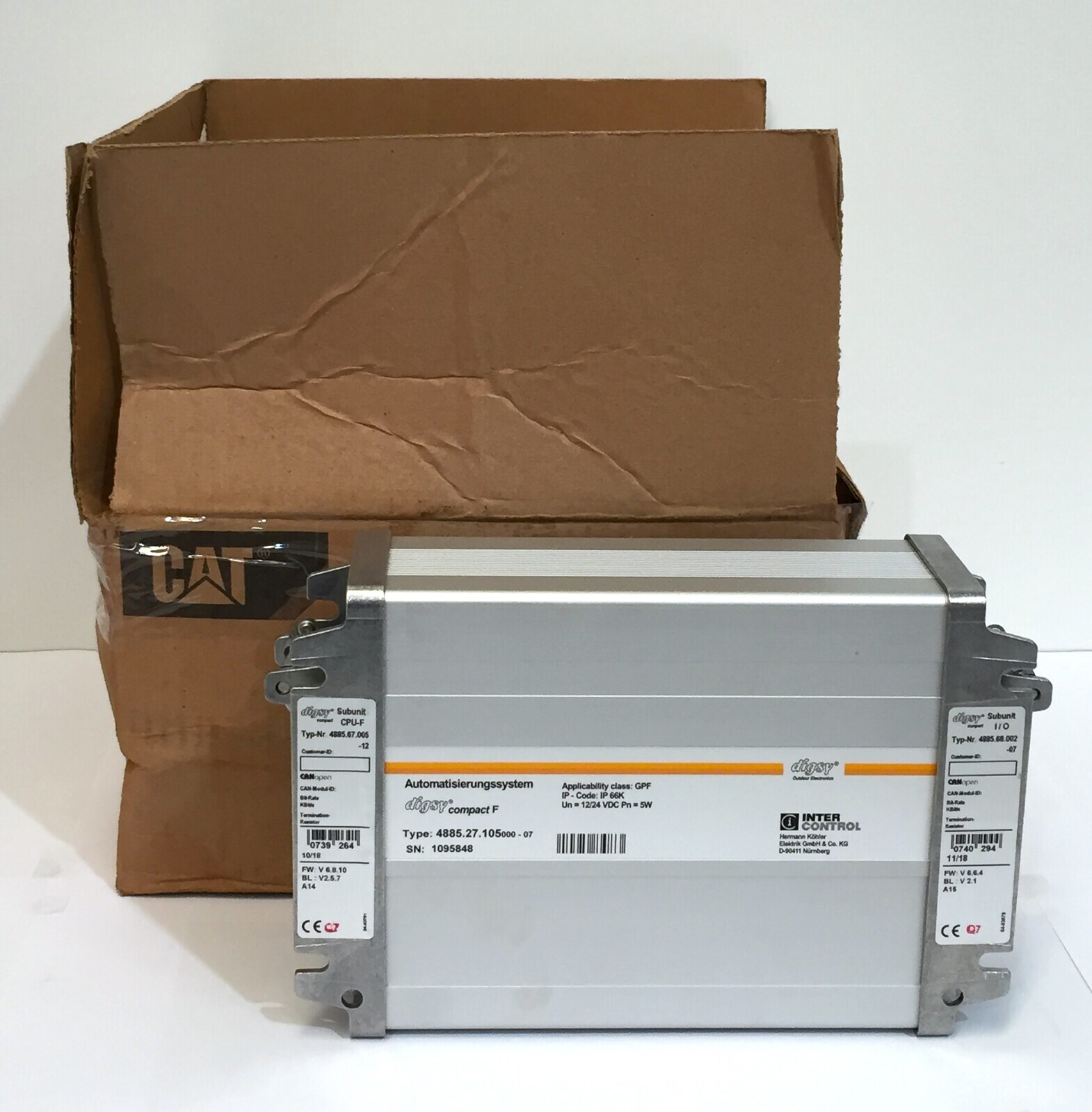 Caterpillar CAT 449-9113 Controller A Digsy CPU-F 4885.67.005-12 and I ...