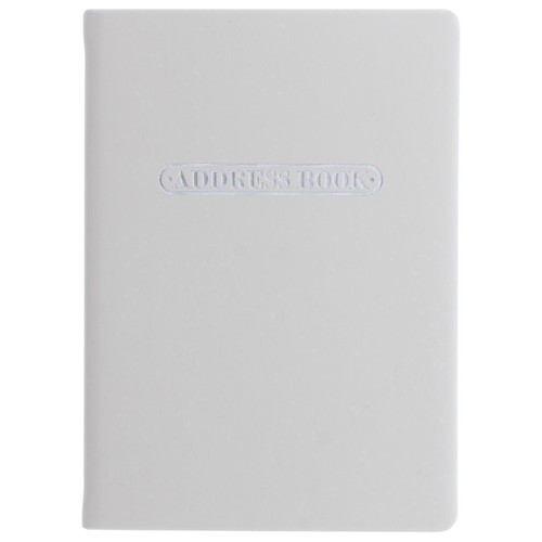 Letts Pastel A6 Address Book Grey Coloured Notebook Home Office ...