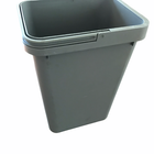 Gray Plastic Bin Tote Pail, Garbage / Recycle w/ Handle, Small | eBay