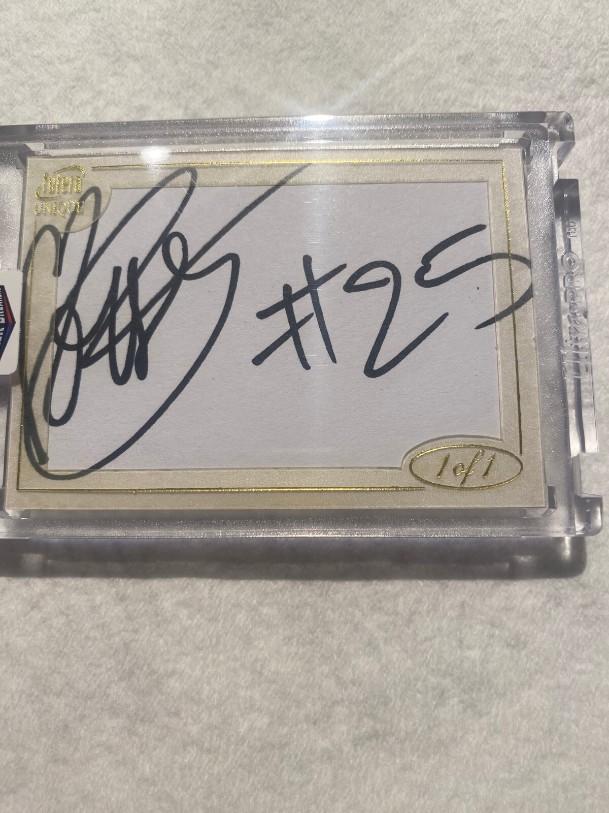 2022-2023 Futera Unique 1 of 1 Gold Plated Frame Moises Caicedo ...