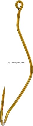 2-10pks Mustad Slow Death Fish Hooks - 33862NP-GL - Size 2 - Gold for ...