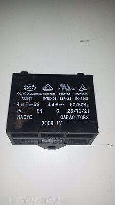 Lot of 2 Haoye Capacitor 450V, 50/60Hz CBB61, 9110504134T | eBay