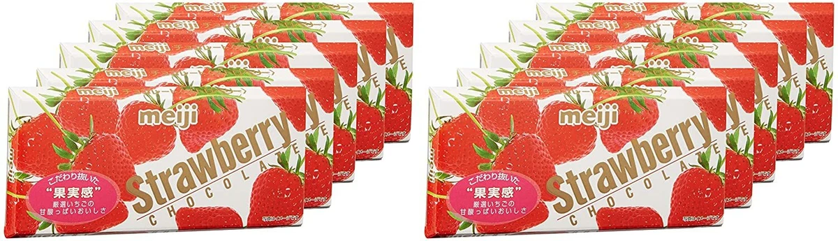 Meiji Strawberry Chocolate Bar