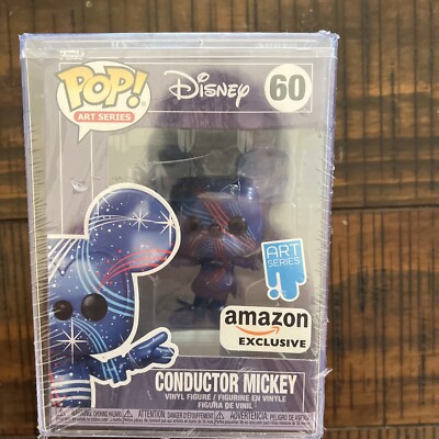 Funko Pop Art Series Exclusive Disney Conductor Mickey #60 With Hard ...