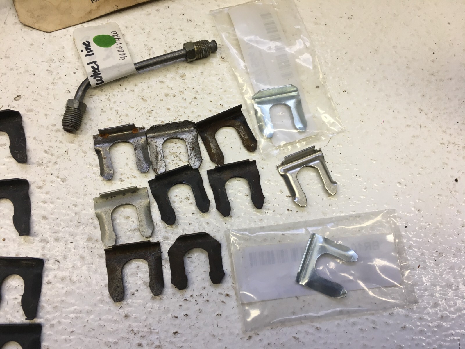 Lot of Misc 1953-82 Corvette Brake Parts Hoses Lines Cables Clips ...