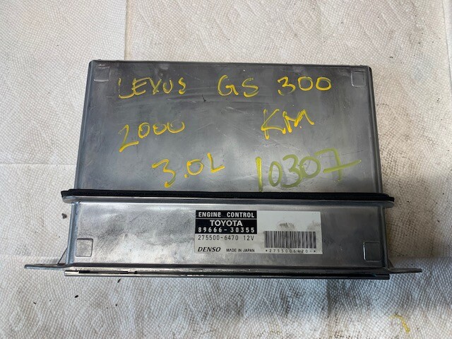 2000 Lexus GS300 3.0L V6 3GR-FSE RWD ECU ECM PCM Engine Computer 89666 ...