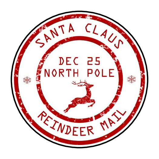Santa Claus North Pole Stamp