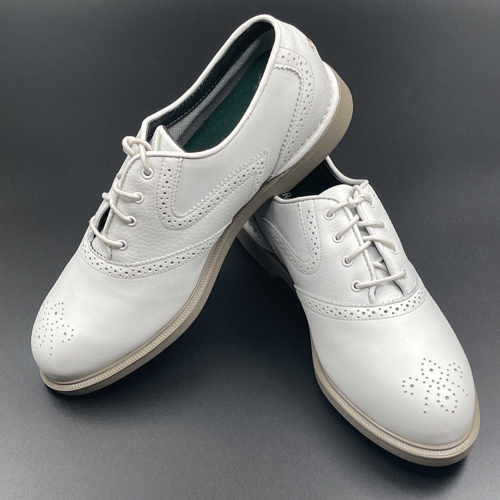 New without Box Women's Rockport Golf White Oxford Golf Shoes US Size 7 ...