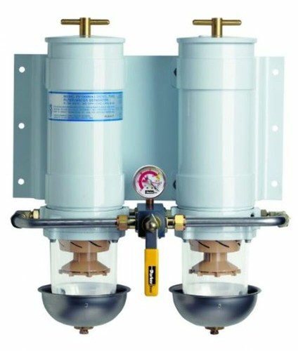 Racor 751000VMAM10 Fuel Filter-Water Separator Turbine 100 Dual 360GPH ...