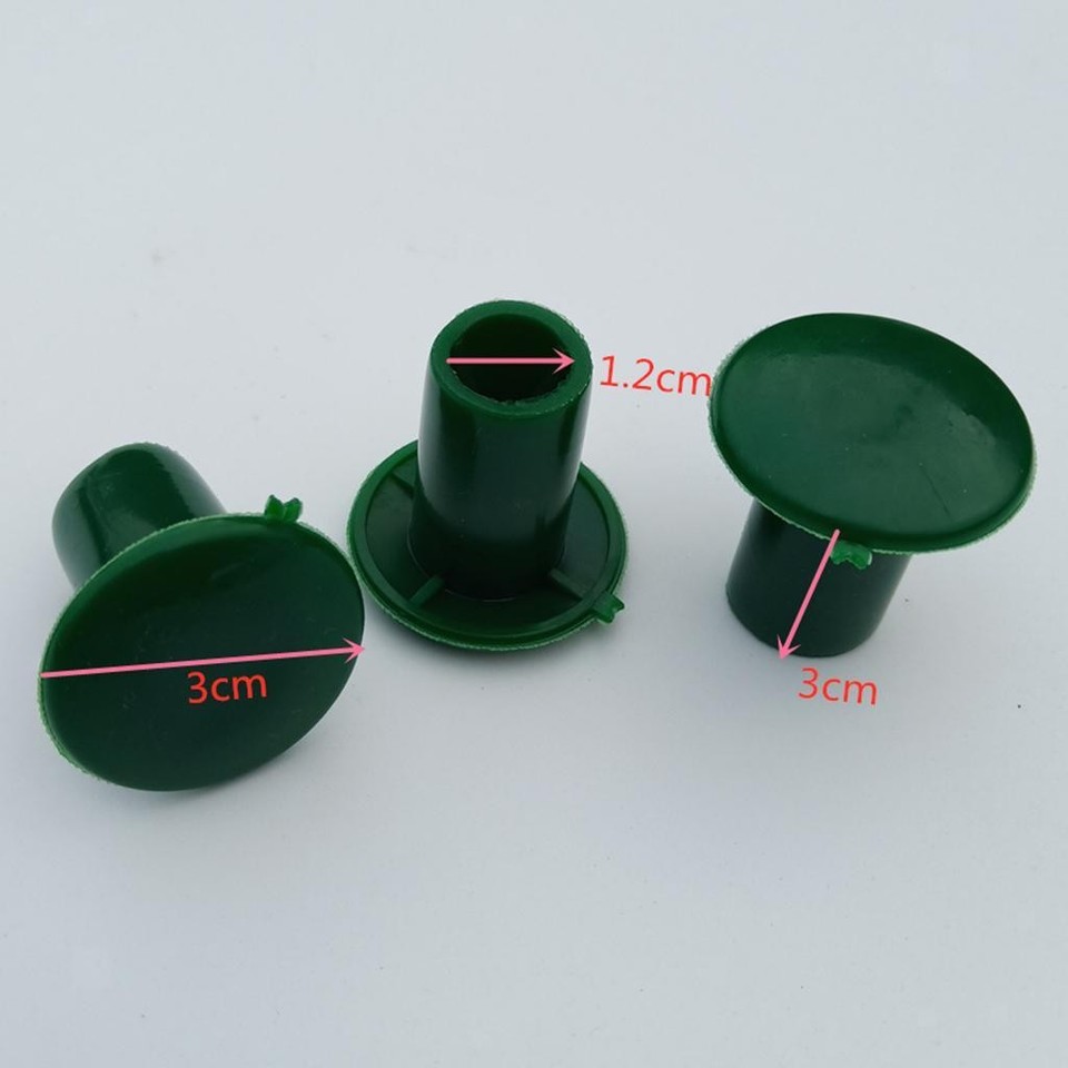12 Pack Durable Green Cane End Caps Garden Cane Caps Safety Cane | eBay ...