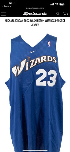 MICHAEL JORDAN JERSEY FUSION TRIPLE PATCH PRACTICE JERSEY PLAYER WORN ...