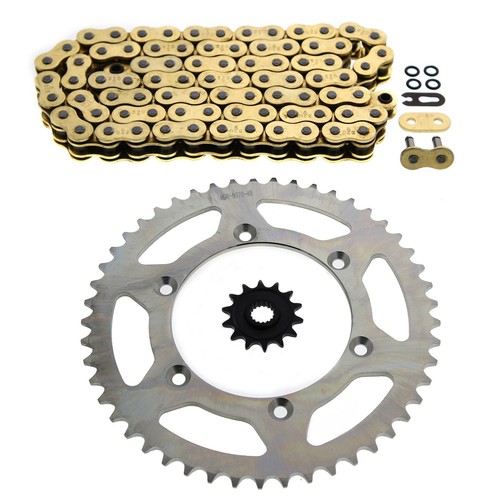 2005-2007 fits Suzuki RM-Z450 Gold O Ring Chain & Sprocket Silver 14/49 ...