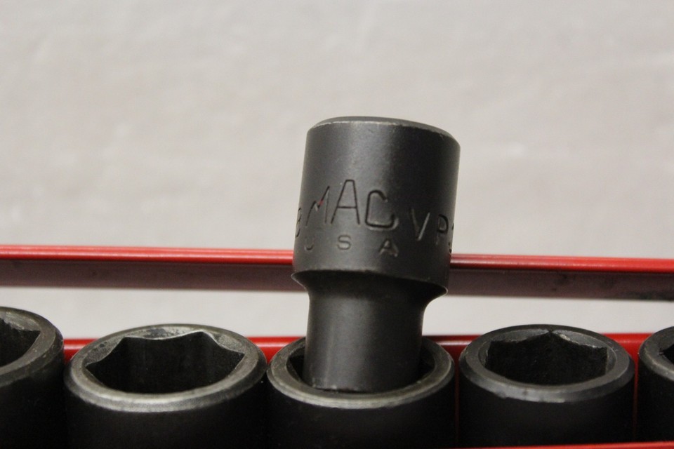 MAC Tools 1/2" Drive 15 Pc SAE 6 Pt Impact Socket Set VP- SERIES 3/8- 1 ...