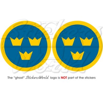 Sweden Stickers Swedish AirForce Roundel 75mm (3") x2 | eBay