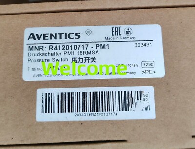 NEW AVENTICS R412010717-PM1 pressure switch Fast Shipping via FedEx or ...
