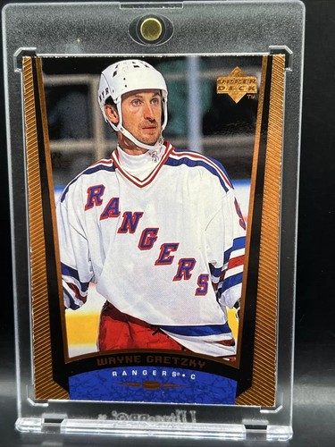 1998 Upper Deck UD Exclusives Wayne Gretzky 82/100 EX-NM Rangers #390 ...