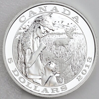 Canada 2013 $5 Tradition of Hunting: Deer - Series #1, Pure Silver ...