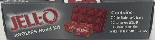 Ohio State Jell-O Molds - Jigglers - Buckeyes - Jell-O shot molds - NIB ...