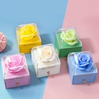 1X Gift Box Rose Flower Ring Necklace Case Craft for Jewellery Package ...