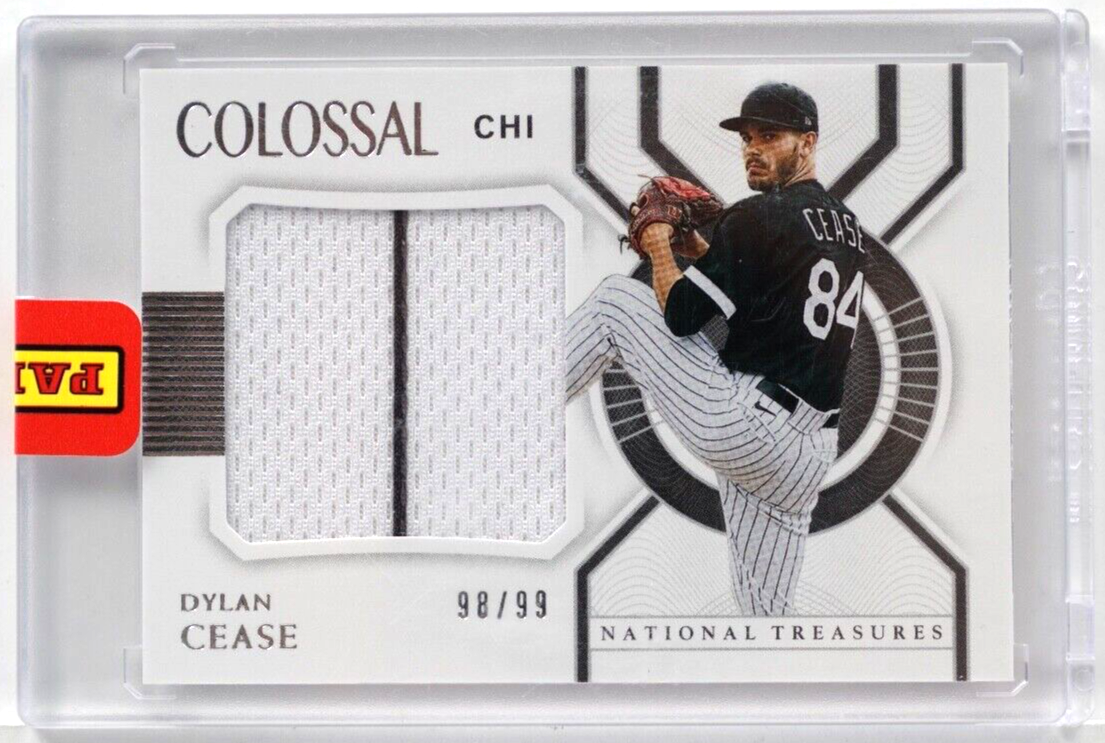 2021 Panini National Treasures Colossal #98/99 Dylan Cease MLB Baseball ...