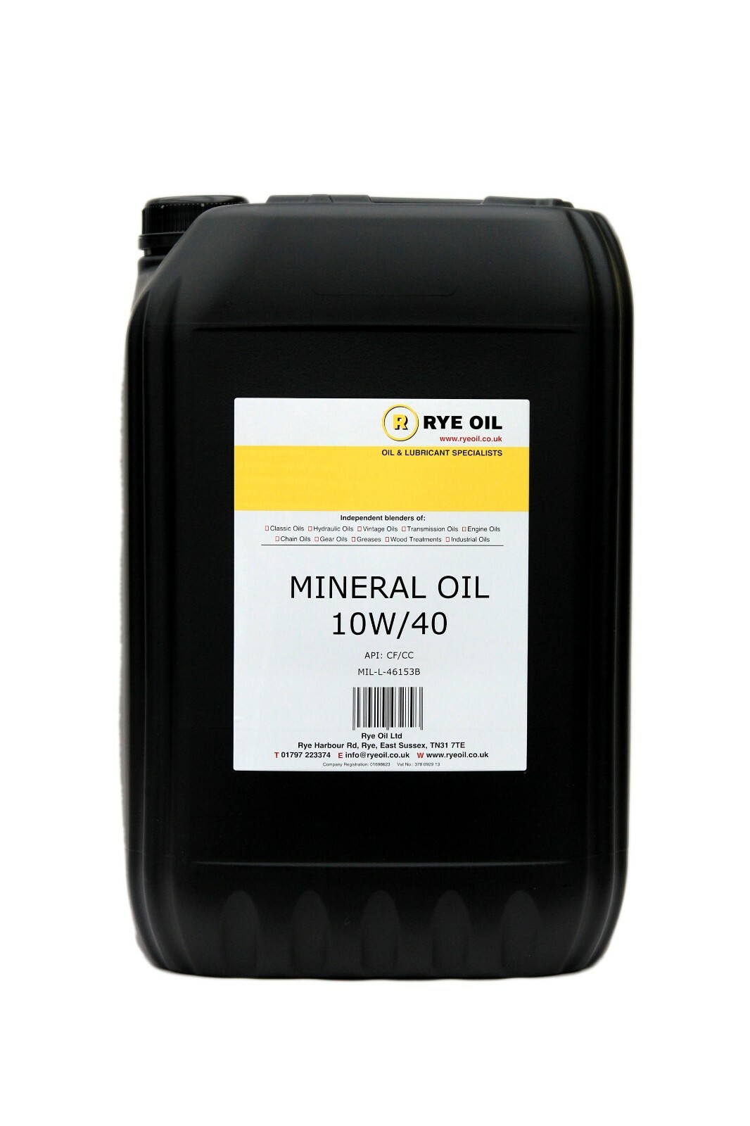 Running In Oil 10W/40 20 LITRE (not 25l) Mineral Oil For Bedding In ...