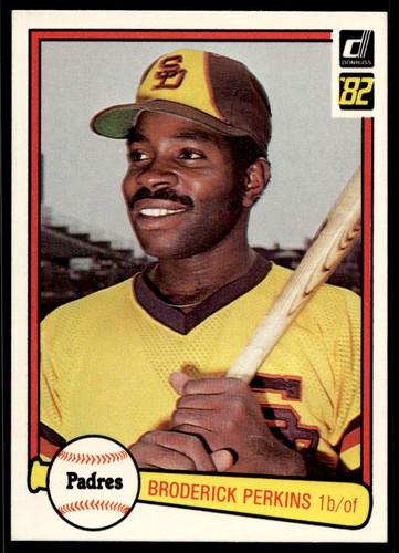 1982 Donruss 397 Broderick Perkins San Diego Padres Baseball Card | eBay