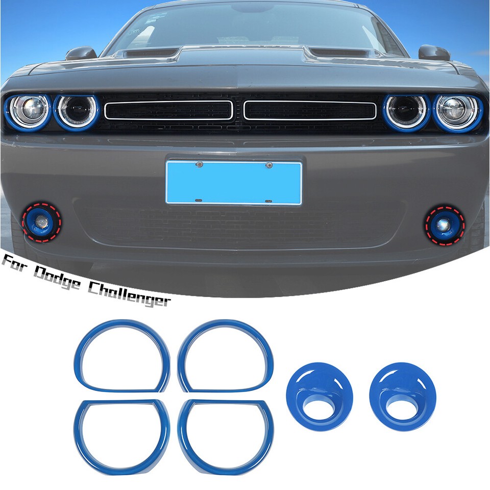 Blue Full Interior Exterior Cover Trim Kit for Dodge Challenger 15 ...
