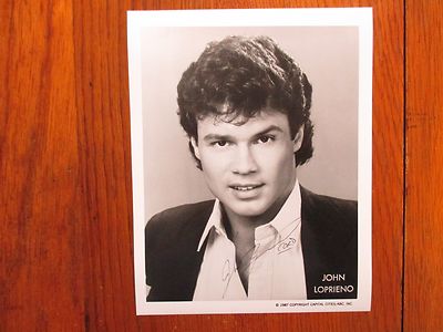 JOHN LOPRIENO ("One Life To Live/Cord Roberts")Signed Black/White 7 X 9 ...