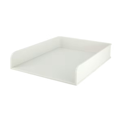 White Document Tray Desk Tray Paper Tray Letter Tray Home Office ...