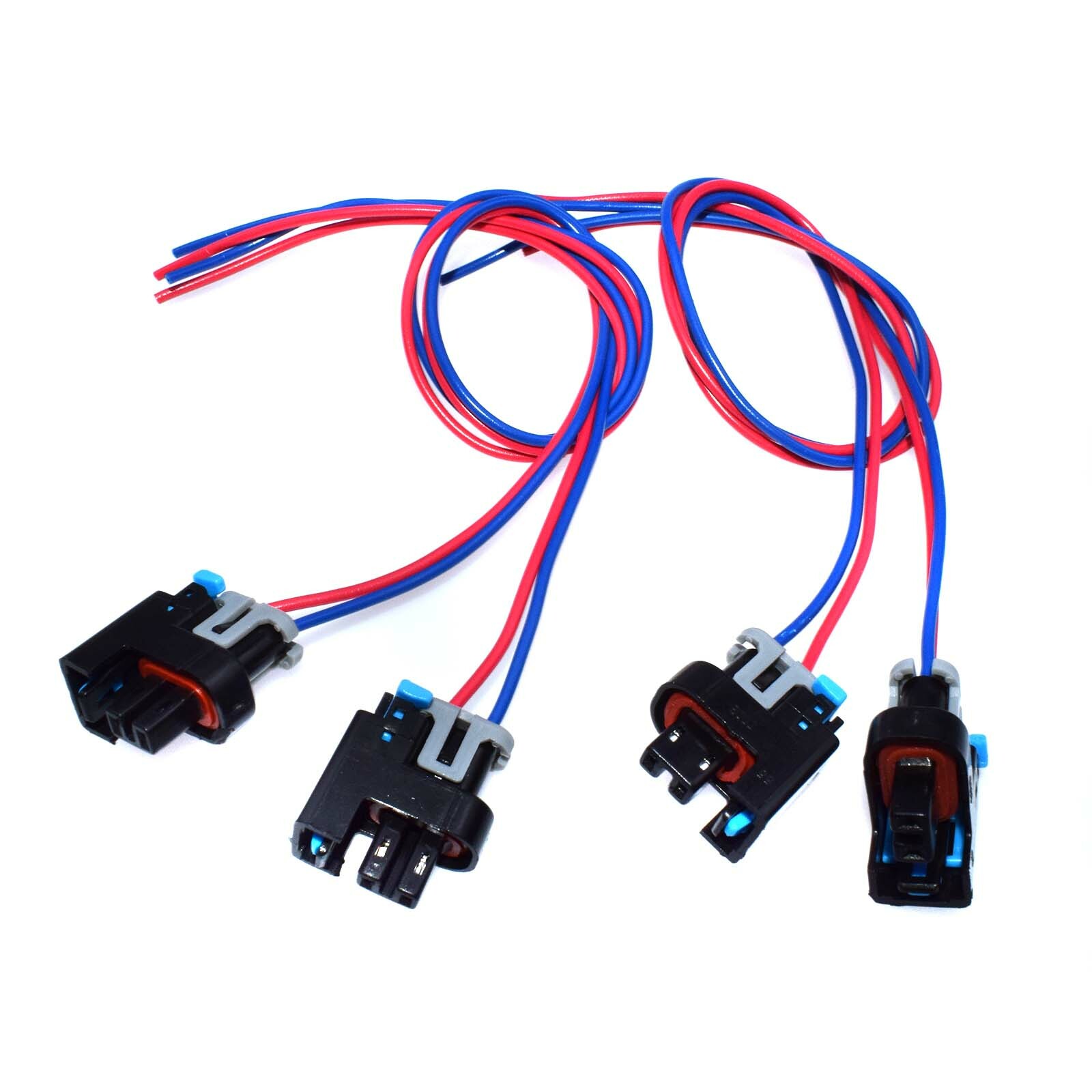 4pcs New Connector 2-way 2 pin for GM Saturn Fuel Injector 575356 ...