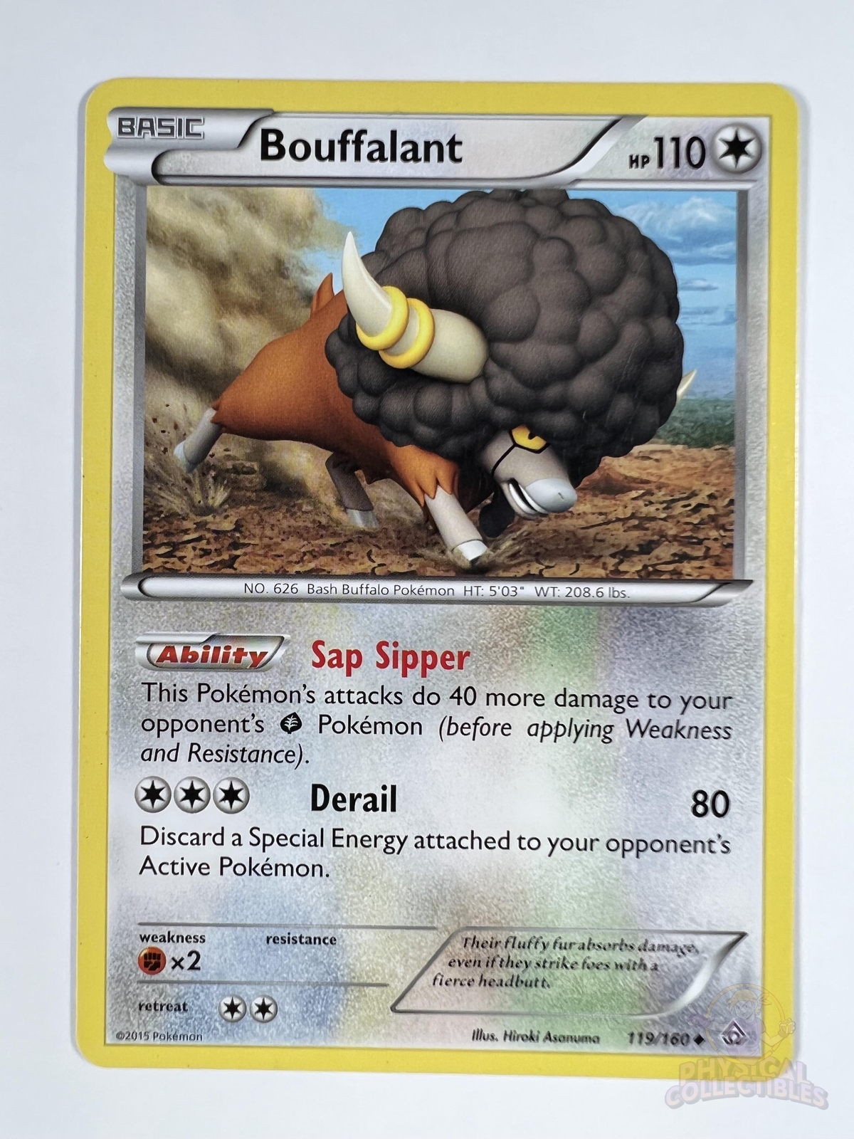 Pokemon Bouffalant Card