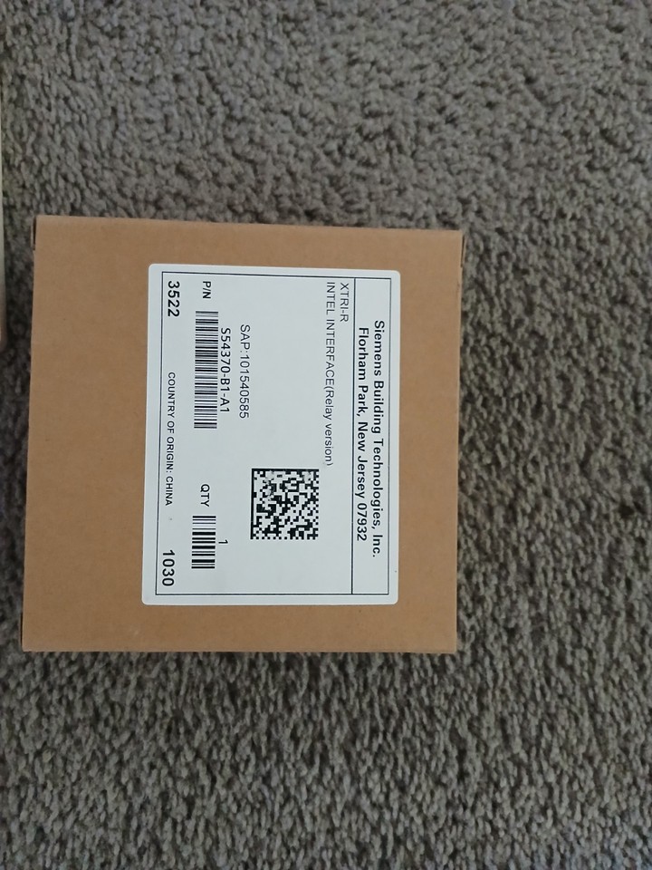 Siemens HTRI-R Single Input Monitor Module with Relay for FireFinder ...