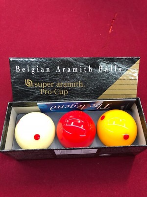 Aramith 61.5mm Super Pro-Cup Belgian Carom Ball Set | eBay