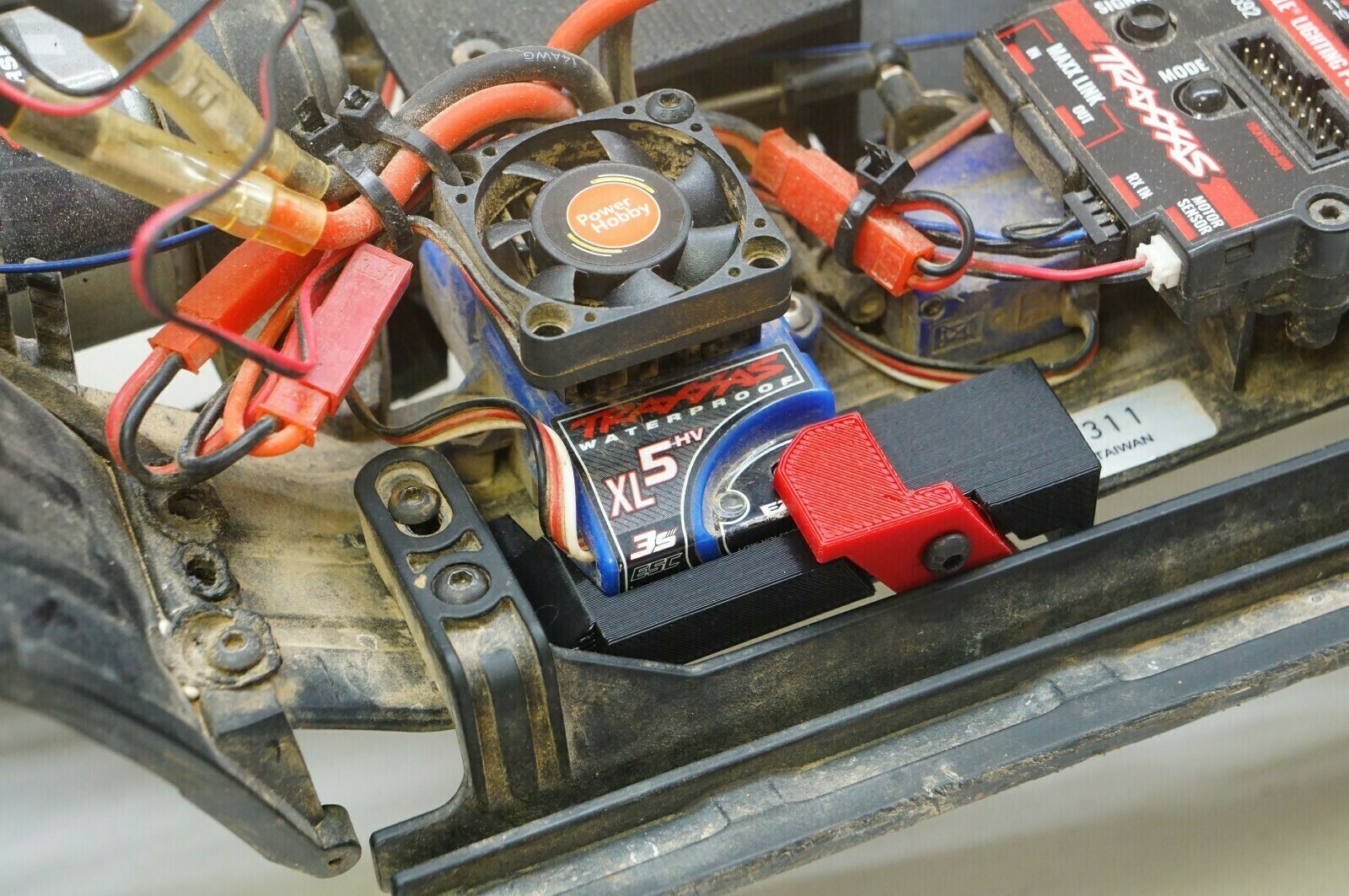 ESC Power Button Remote Lever for Traxxas TRX4 Crawler XL-5 HV ESC On ...