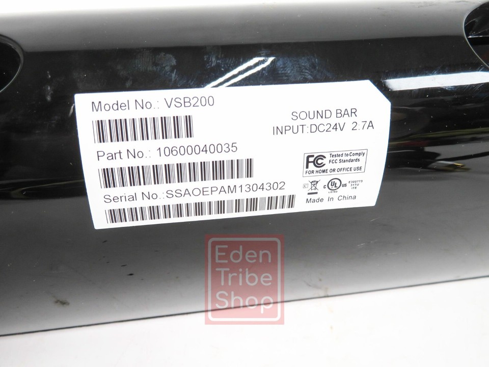 VIZIO VSB200 All In One Speakers w/ Remote and Cords 845226002373| eBay