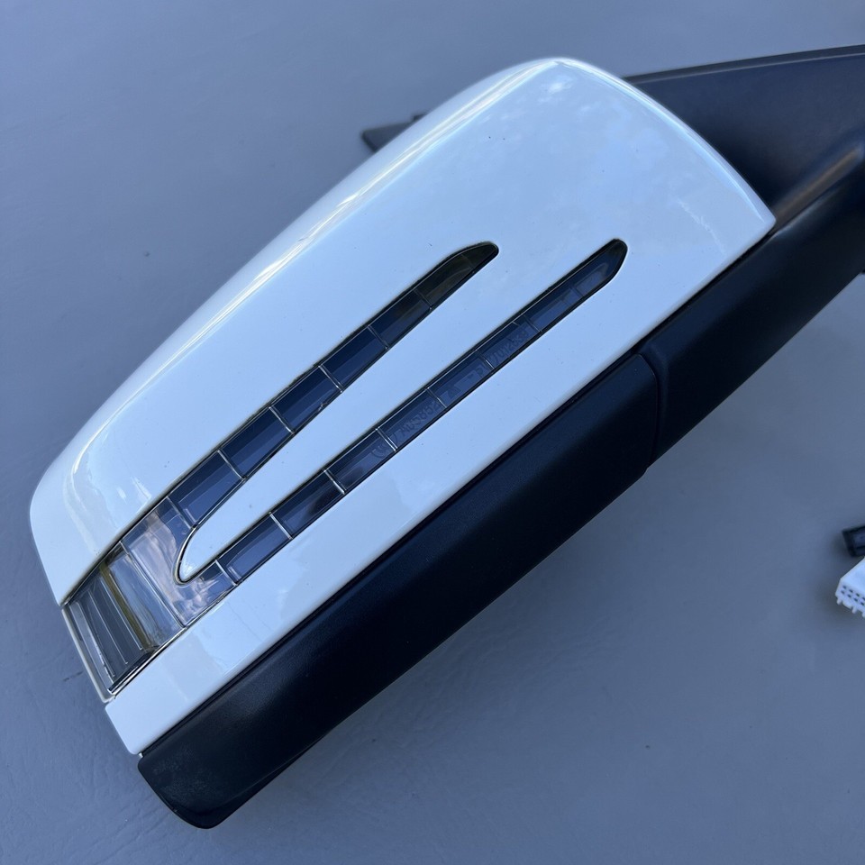 12-14 MERCEDES-BENZ C250 RIGHT PASSENGER SIDE VIEW DOOR MIRROR WHITE ...