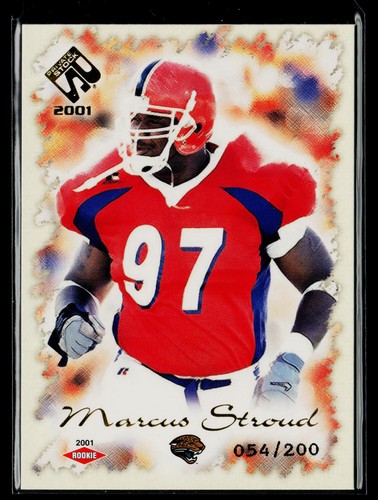 Marcus Stroud 2001 Pacific Private Stock #132 #/200 Jacksonville ...