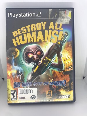 Destroy All Humans 1 ORIGINAL (Sony Playstation 2 ps2) Comes w/ Case ...