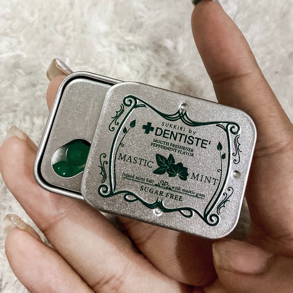 3x50 Sukkiri by Dentiste Mouth Freshener Mastic Mint Oil Peppermint ...