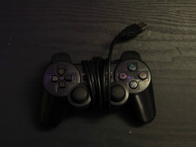 Black USB Video Game Controller For Sony PS3 Playstation 3 And PC | eBay