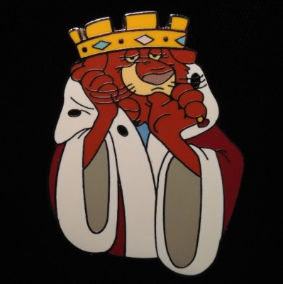 DISNEY PIN - Robin Hood PRINCE JOHN in Royal Robe and Crown Sucking ...