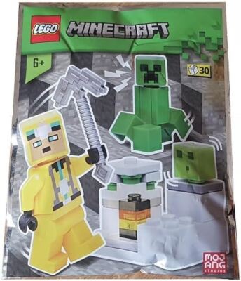 Minecraft LEGO Foil Pack 662302 Cave Explorer Creeper and Slime ...