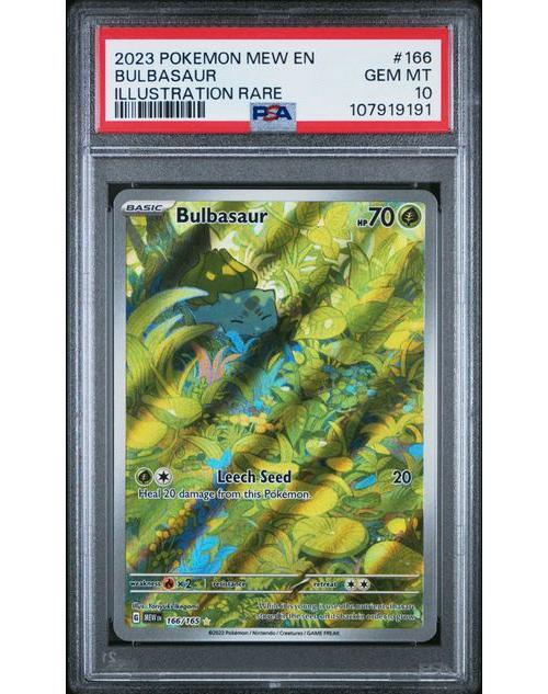 Bulbasaur 2023 Scarlet & Violet: 151 #166/165 Illustration Rare Price ...