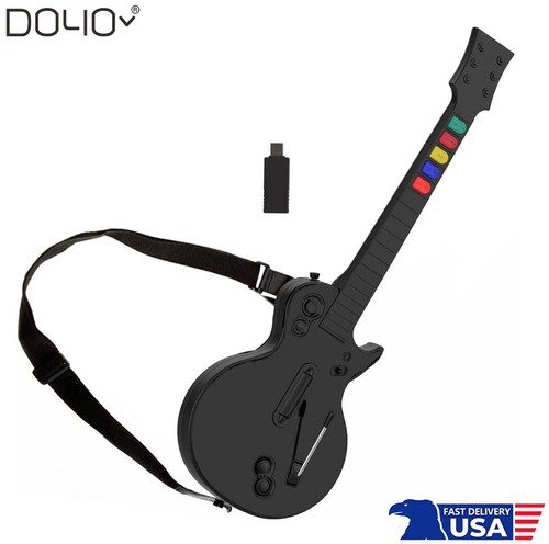 DOYO Wireless Guitar Controller for PS3 & PC Mac Guitar Hero Clone Hero ...