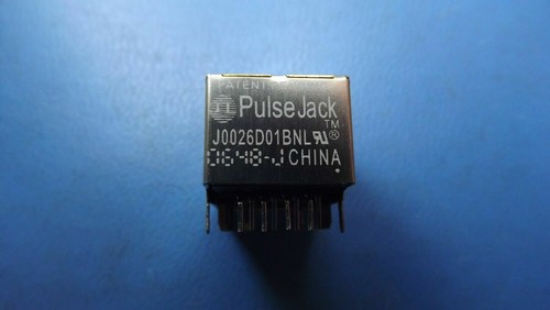 (2) J0026D01BNL Conn RJ-45 F 8 POS 2.54mm R/A Thru-Hole 12 Terminal 1 ...