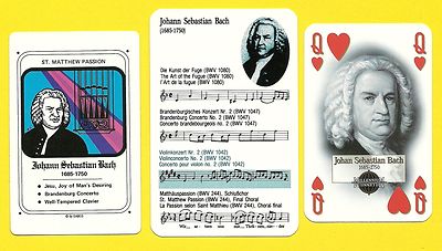 Johann Sebastian Bach CARDS! Unique Card Collection B | eBay
